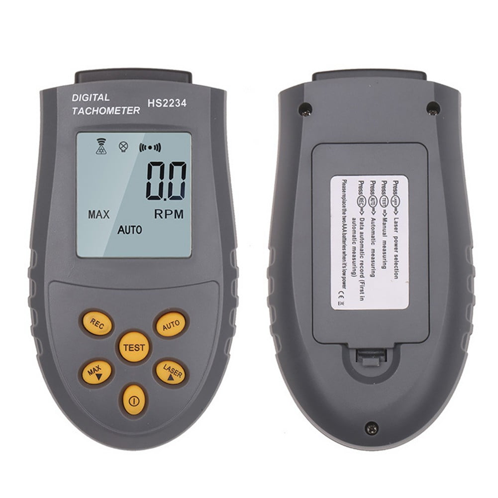 fengchenda Portable Non-Contact Digital Lcd Tachometer Manual/Automatic ...
