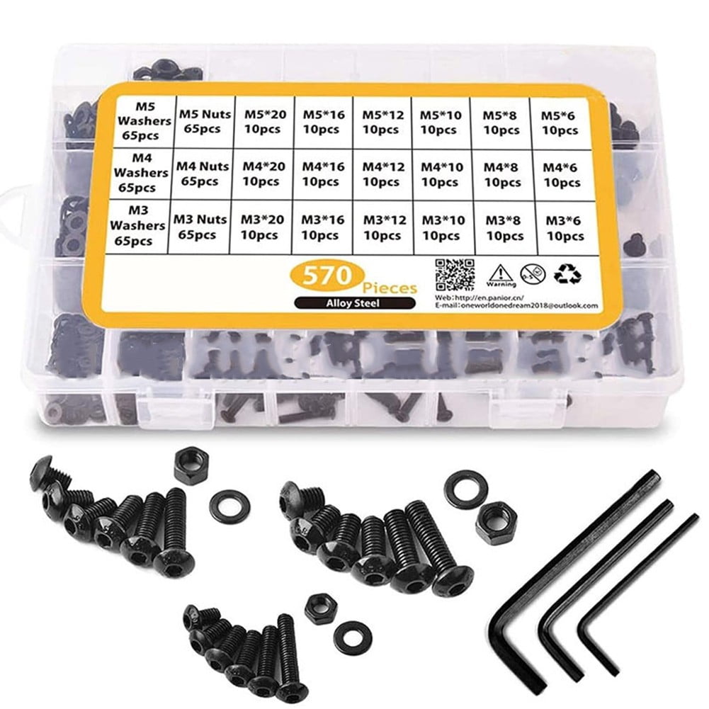 fengchenda Screw Boxed Stainless Steel Round Head Screw Combination Set ...