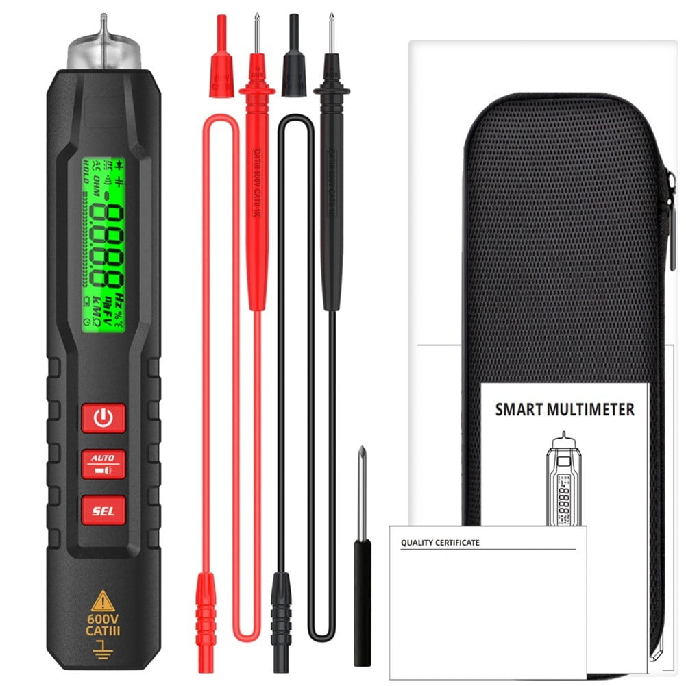 fengchenda Smart Digital Multimeter Pen Type Multitester True for RMS ...