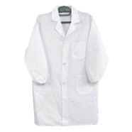 Men's Classic Length Lab Coat, White - Walmart.com