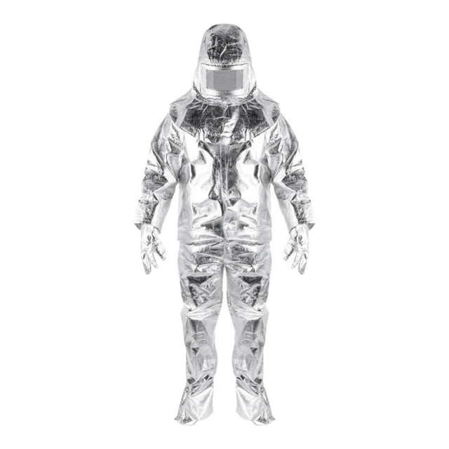 fenteer Aluminized Suit Flame Retardancy Work Clothes Flameproof ...