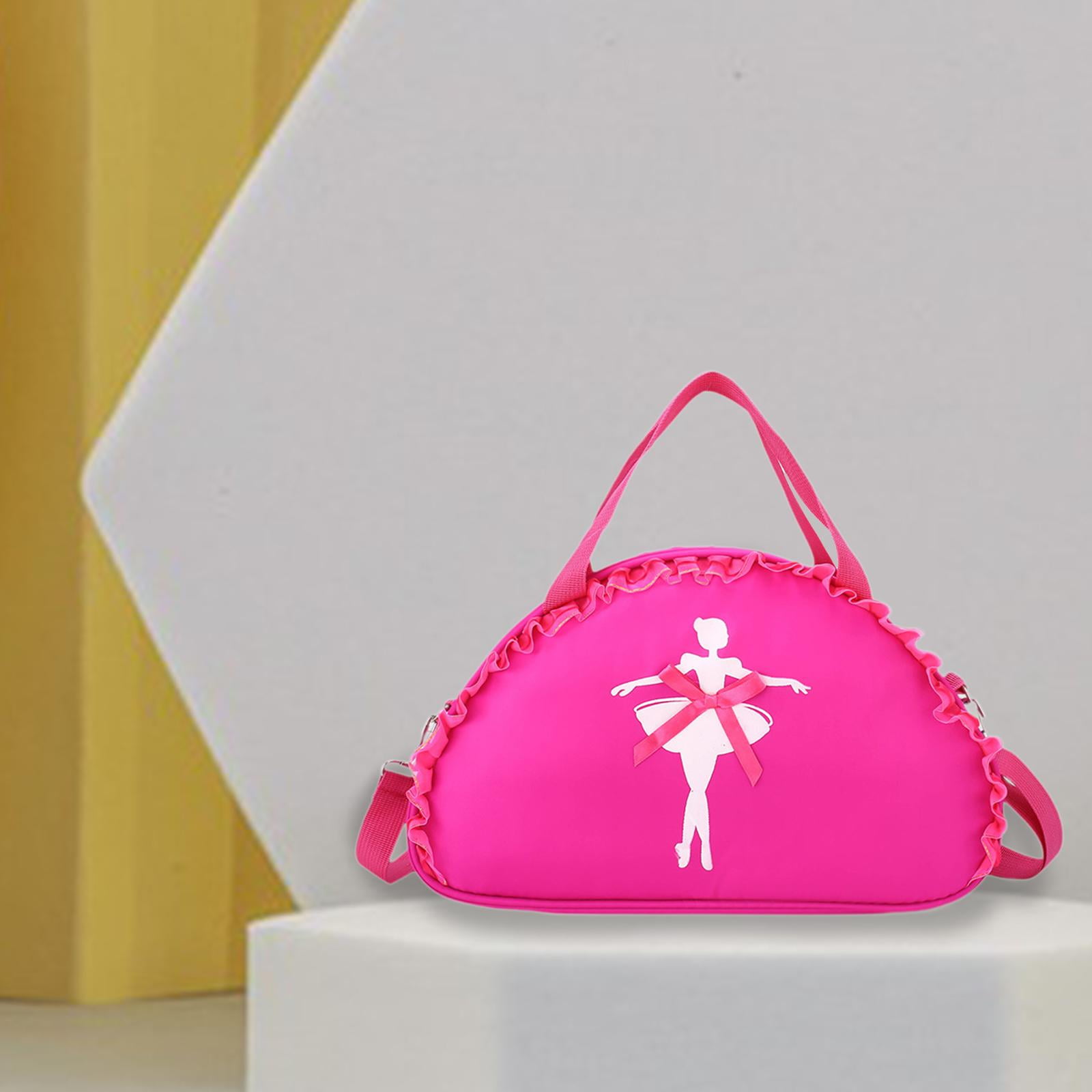 fenteer Ballet Dance Bag Girls Duffle Bag for Ballet Class Gymnastics ...
