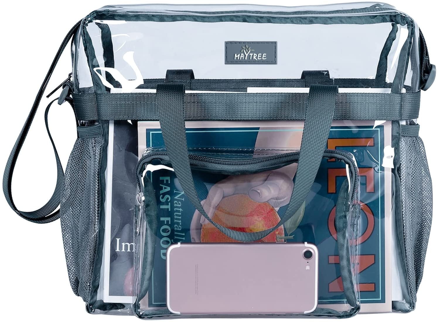 fenze Stadium-approved, transparent, see-through bag for work, sports ...