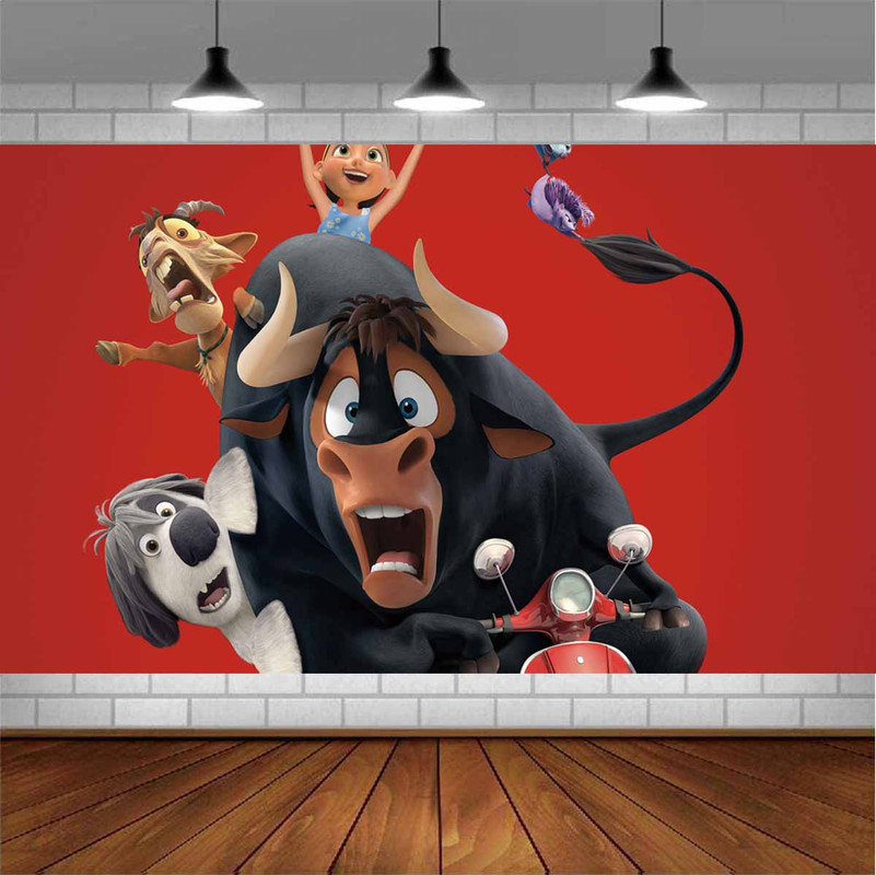 ferdinand Backdrop Banner Party Supplies Poster Movie Theme Background ...