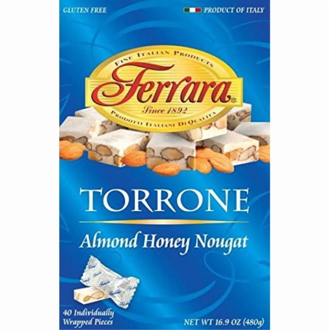 Ferrara, Torrone Candy, 40 Count, Italian Nougat with Almonds - Walmart.com