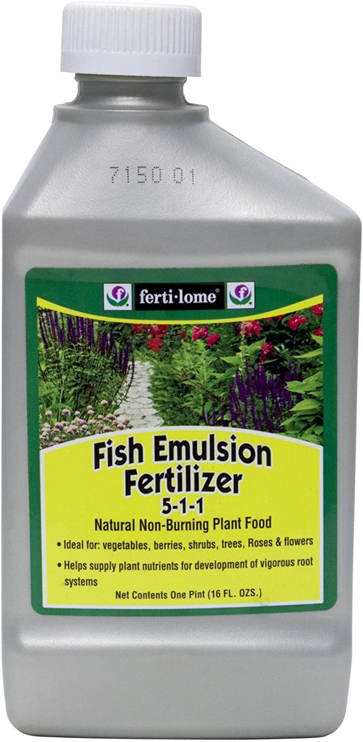 Fertilome Organic Fish Emulsion Liquid Plant Food for House, Bud, Bloom ...