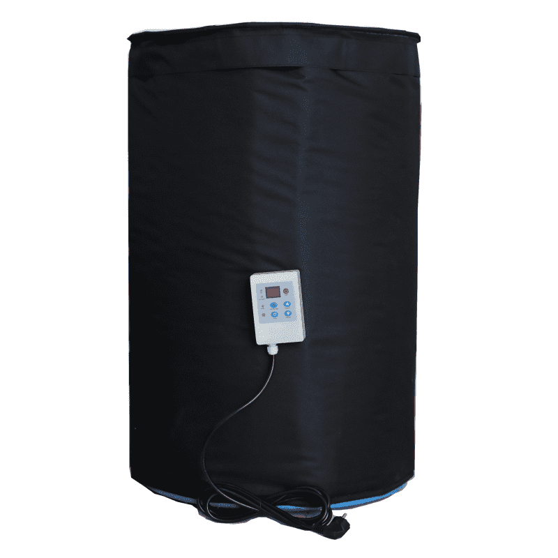 fervidolize 55 Gallon Black Covered Drum Heater, 120V 2000W Metal Oil ...