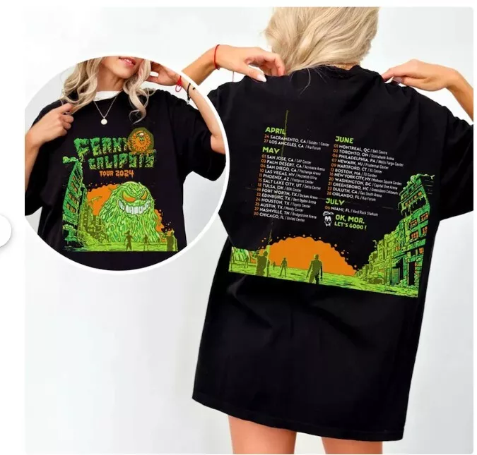 ferxxocalipsis tour 2024 feid ferxxo graphic USA tour , new new ...