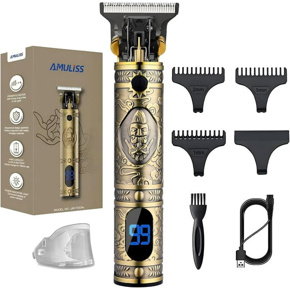 fessional Mens Hair Clippers Zero Gapped Cordless Trimmer Haircut ...