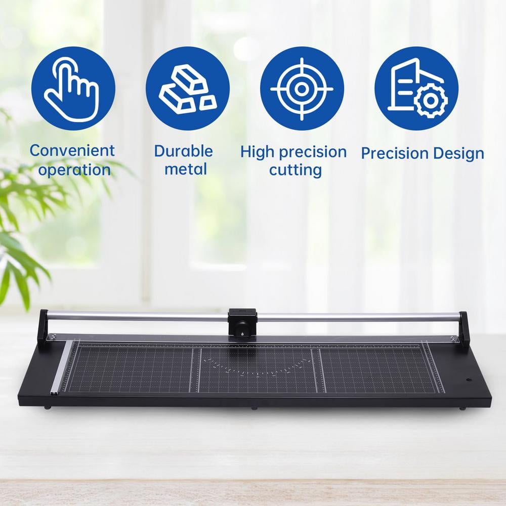 ffice Products RT26 Commercial Rotary Paper Trimmer, Sturdy Metal Base ...