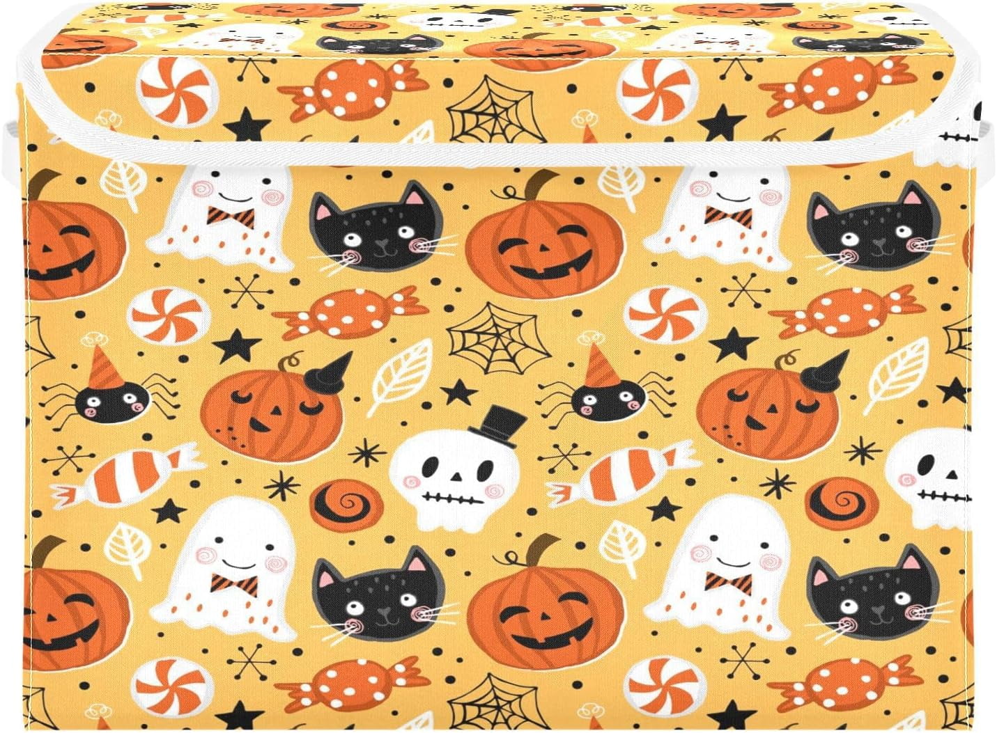 vftybngy Large Collapsible Storage Bins with Lids Teal Turquoise Green ...