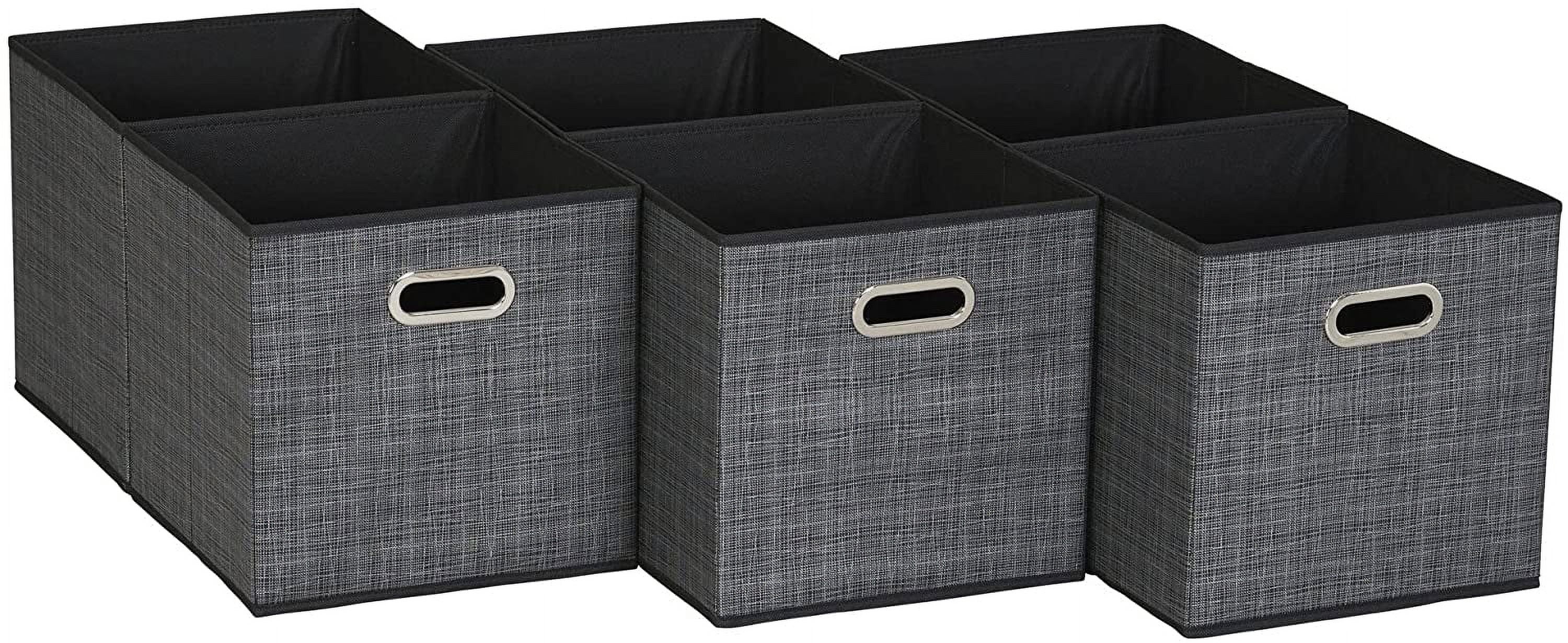 fhduf Mix Open Fabric Cube Storage Bins 11 x 11 - Walmart.com