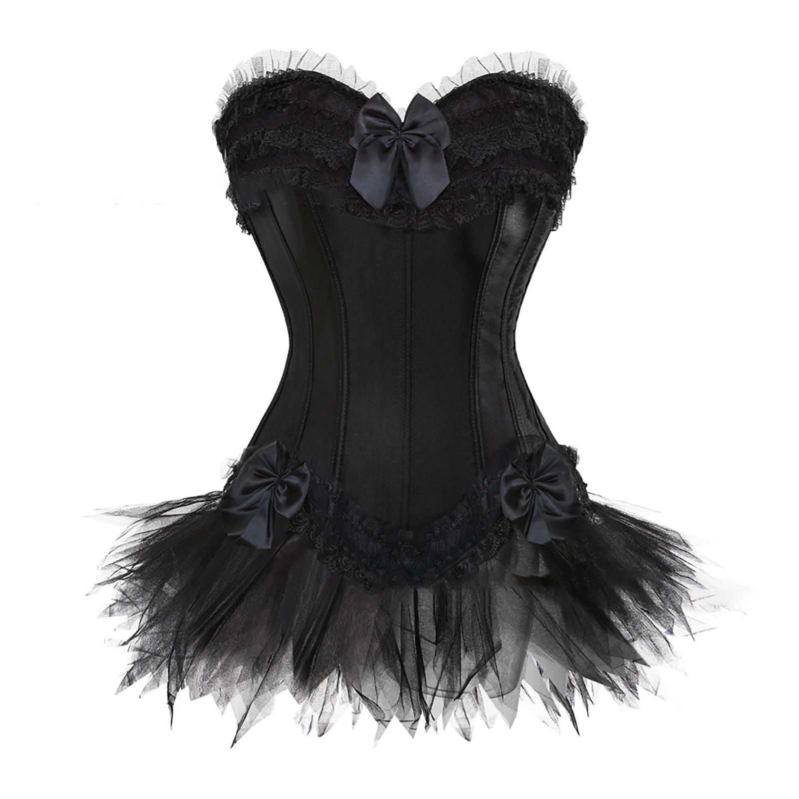 fheaev Medieval Dresses For Women Retro Renaissance Corset Dress Off ...