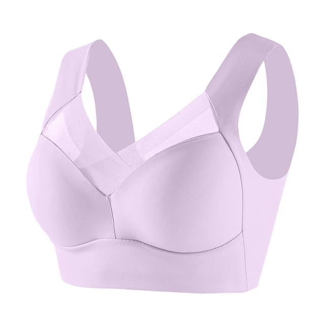 fheaev Seamless Mesh Lace Bras for Women No Underwire Wireless Bras ...