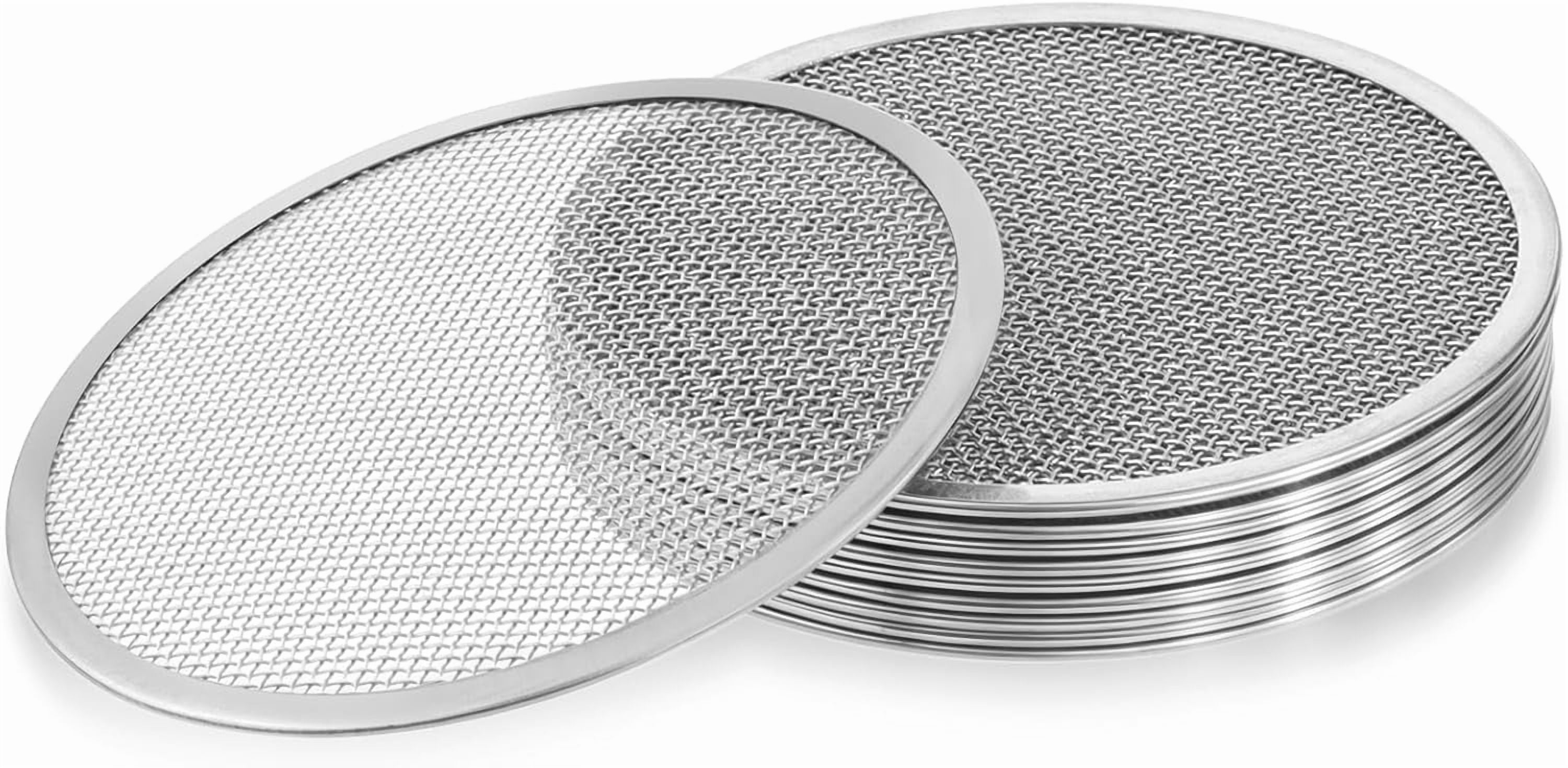 fhxbjoi 10 Pack Stainless Steel Screen Filter Strainer Lid for 86mm ...