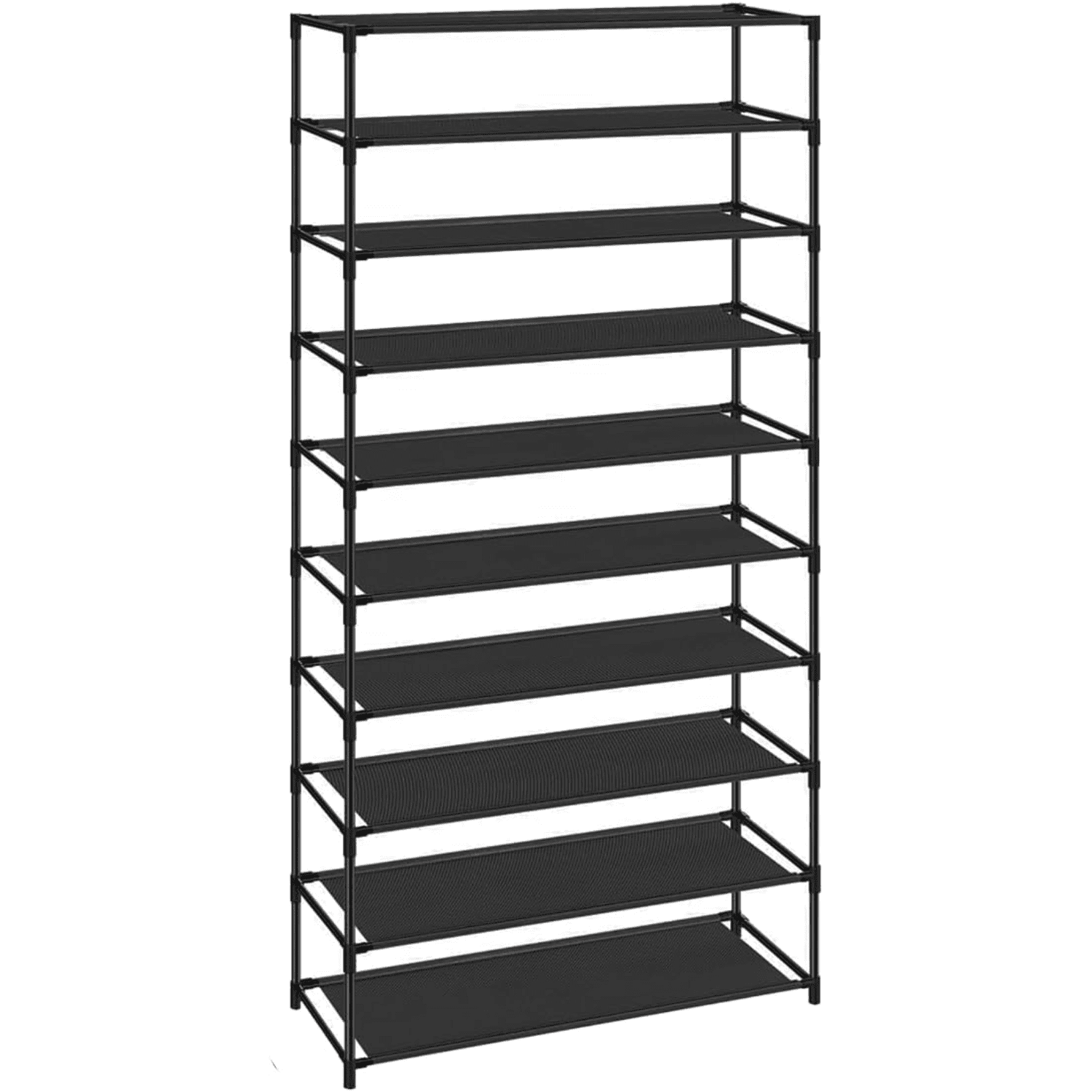 fhxbjoi 10 Tier 40 Pairs Shoe Rack Stackable Sturdy Shoe Shelf Tall ...