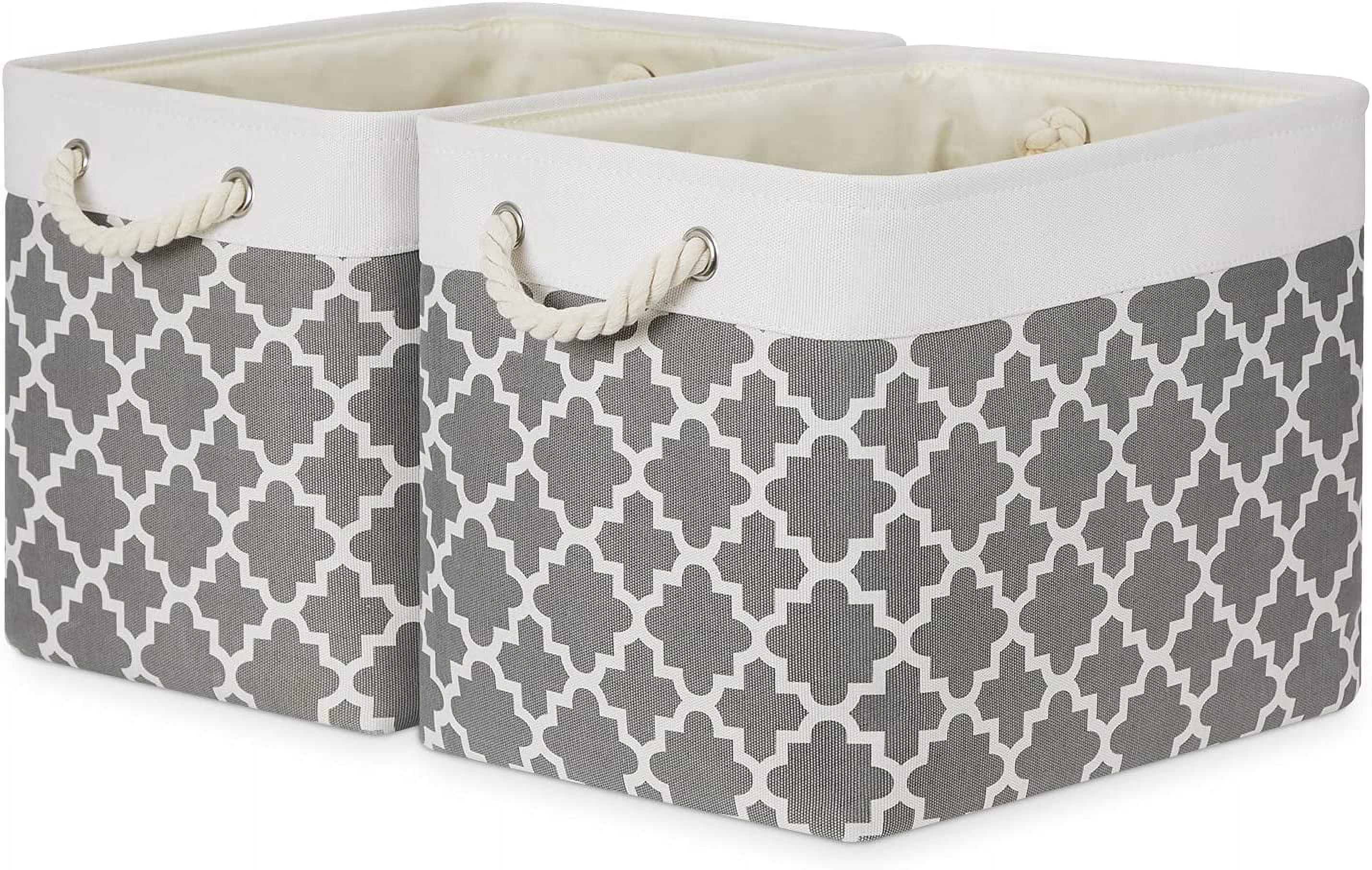 fhxbjoi Bidtakay Fabric Beige Baskets Extra Large Organization Baskets ...