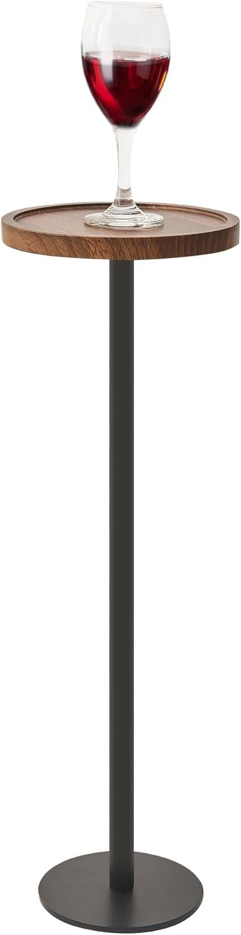 fhxbjoi Drink Table Small Pedestal Side Table Round Cocktail Table ...