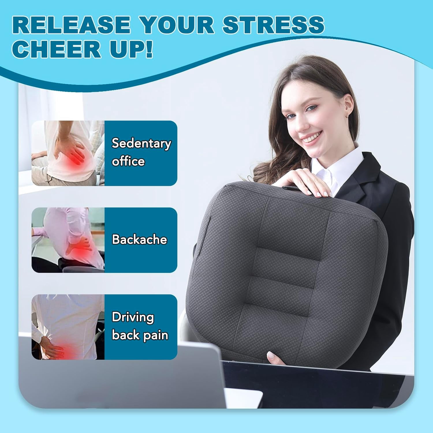 fhxbjoi HIPOTY Office Chair for Back and Butt Ergonomic Chair/Seat ...