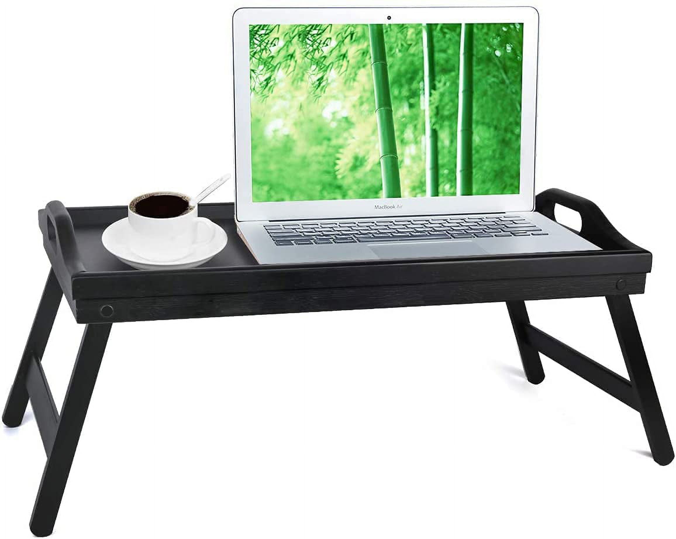 sasyxdc JKLCH Bed Tray Folding Legs with Handles Breakfast Tray for ...