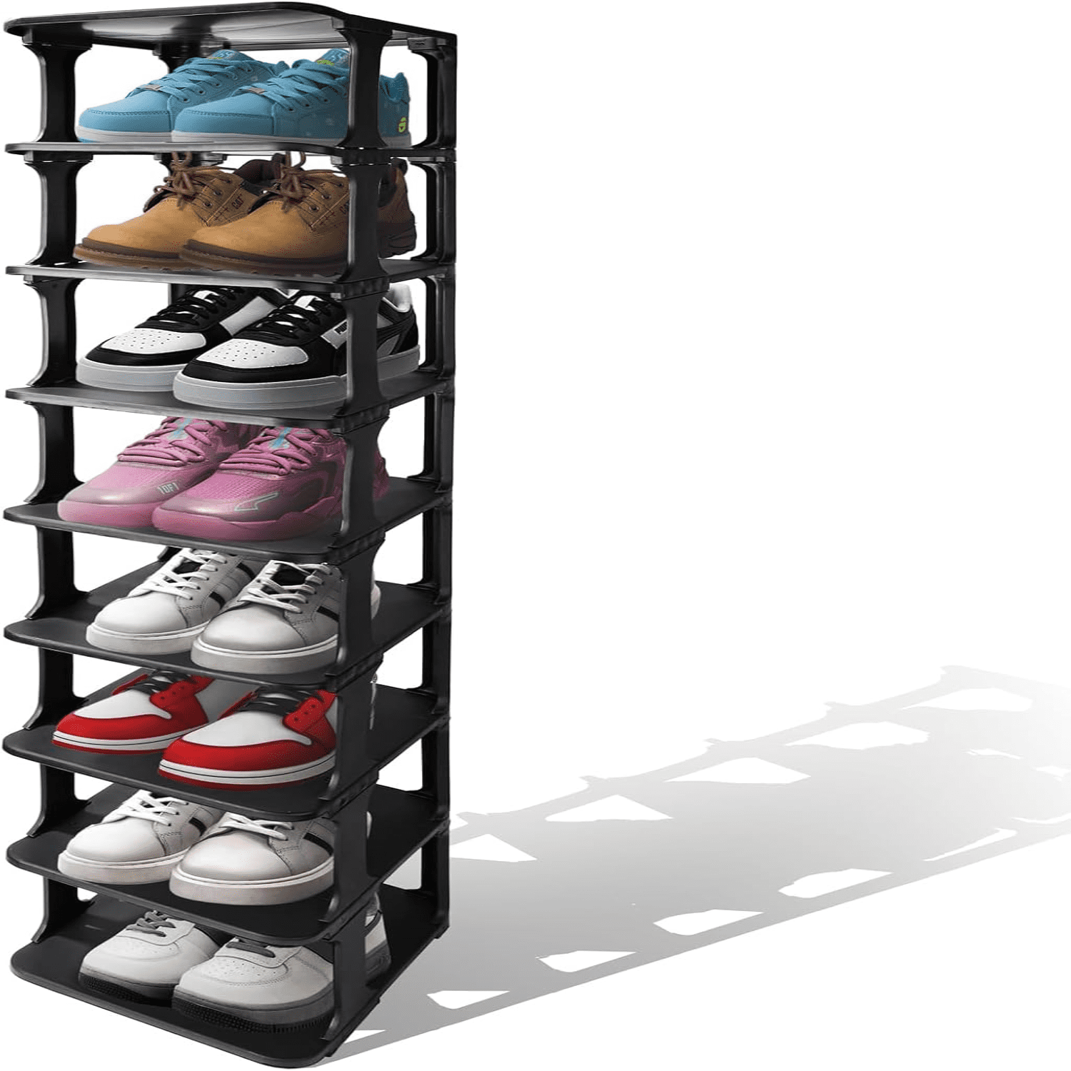 fhxbjoi KFHDMCV KFHDMCV Vertical Shoe Rack for Front Door Entrance Shoe ...