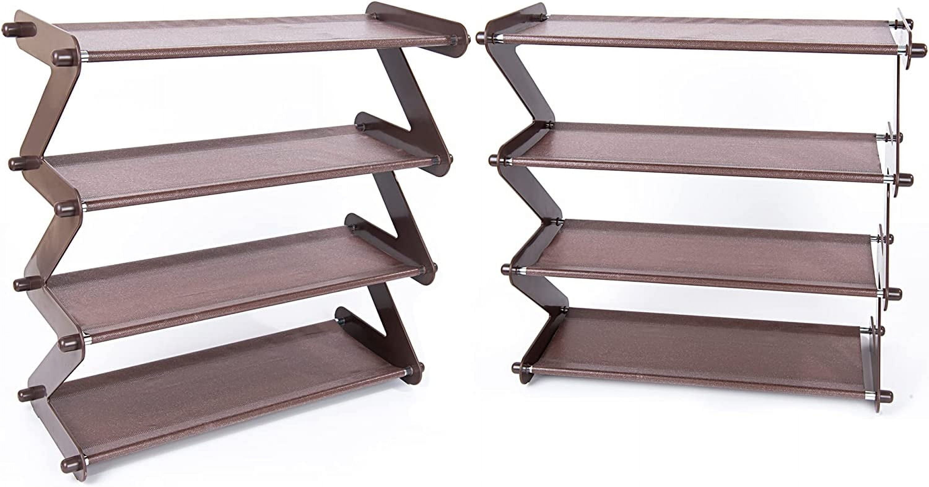 fhxbjoi Toddler shoe rack Brown shoe rack-Can hold 8-12 pairs Baby ...