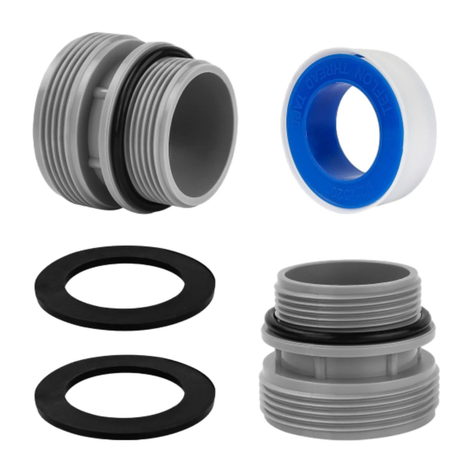 figatia 1 1/4" to 1 1/2" Filter Hose Connector Part Pool Filter Hose ...