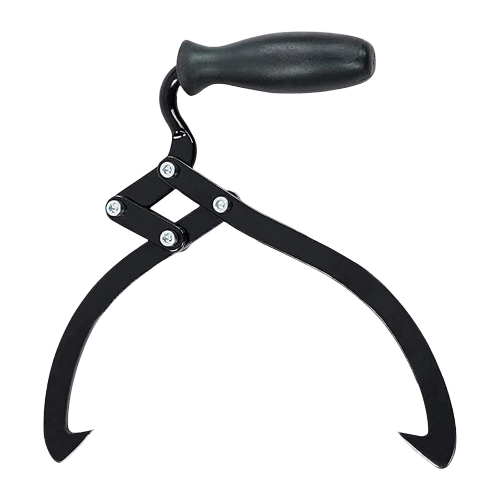 figatia 10.5" Log Tongs Carrying Tool Manual Log Carrier for Garden ...