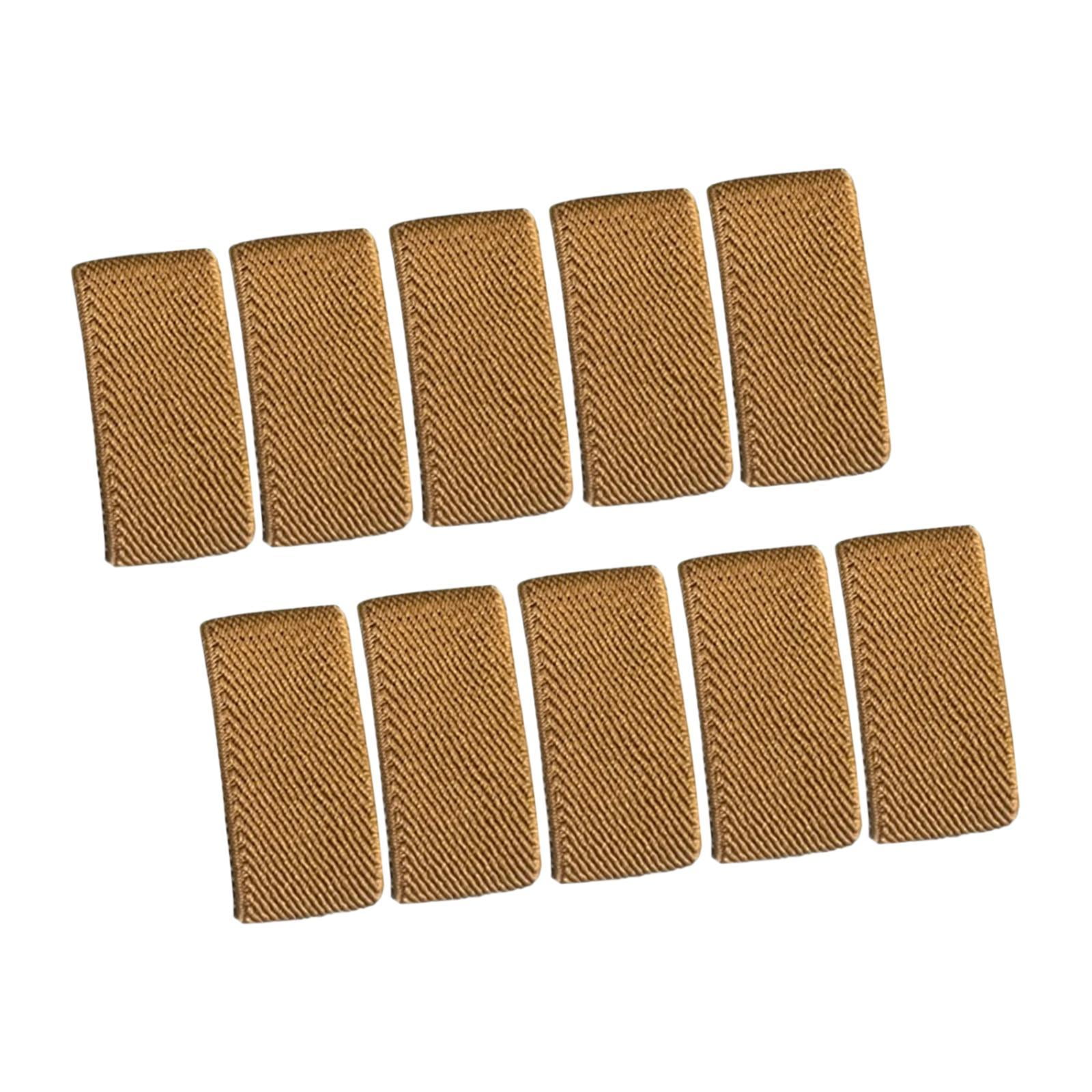 figatia 10 Pieces Elastic Belt Keepers Belt Loops, Strap Retainer Band ...