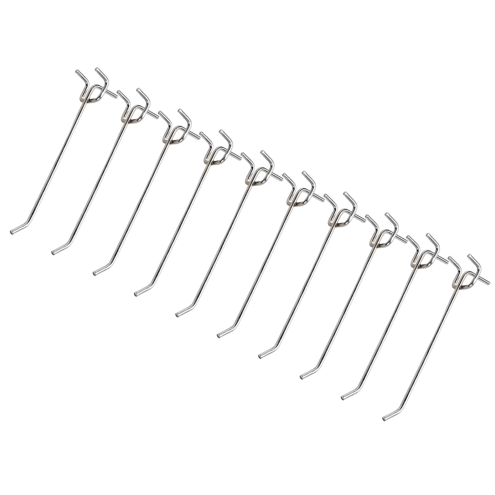 figatia 10 Pieces Pegboard Hooks Slatwall Hooks Pegboard Attachment ...