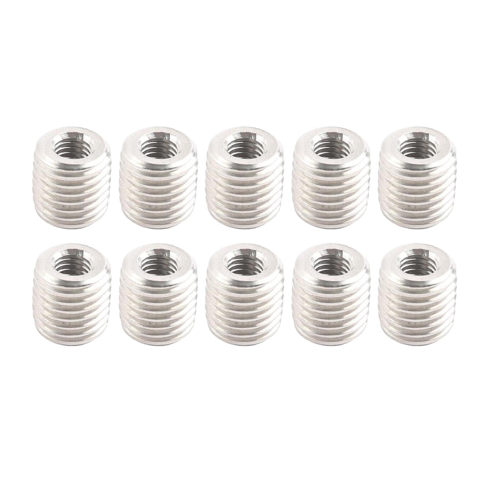 figatia 10Pcs M8 to M6x1mm Thread Adapter 10mm Screw Conversion Nut ...