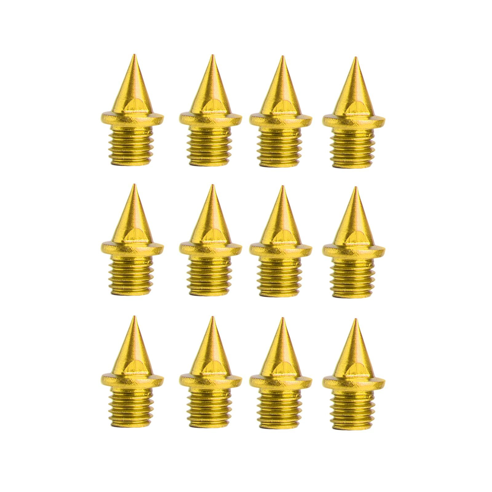figatia 12 Pieces Track and Field Running Spikes Track Spikes Non Slip ...