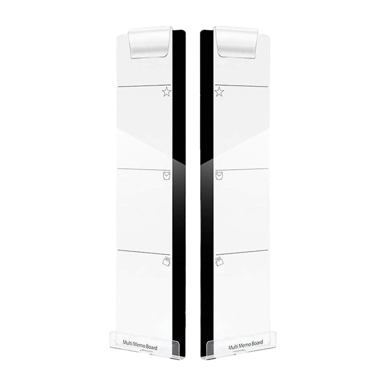 figatia 2 Pieces Computer Monitor Memo Board Acrylic Sticky Notes ...