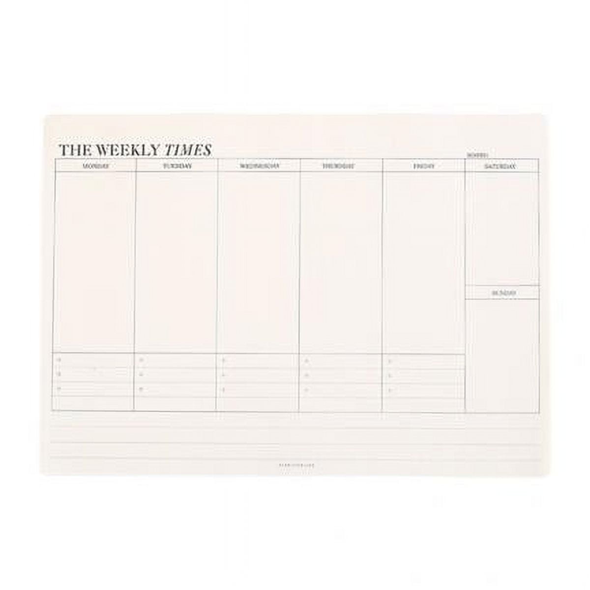 figatia 2xPaper Monthly Calendar Pad Tear-Off Pad Planner Collections ...