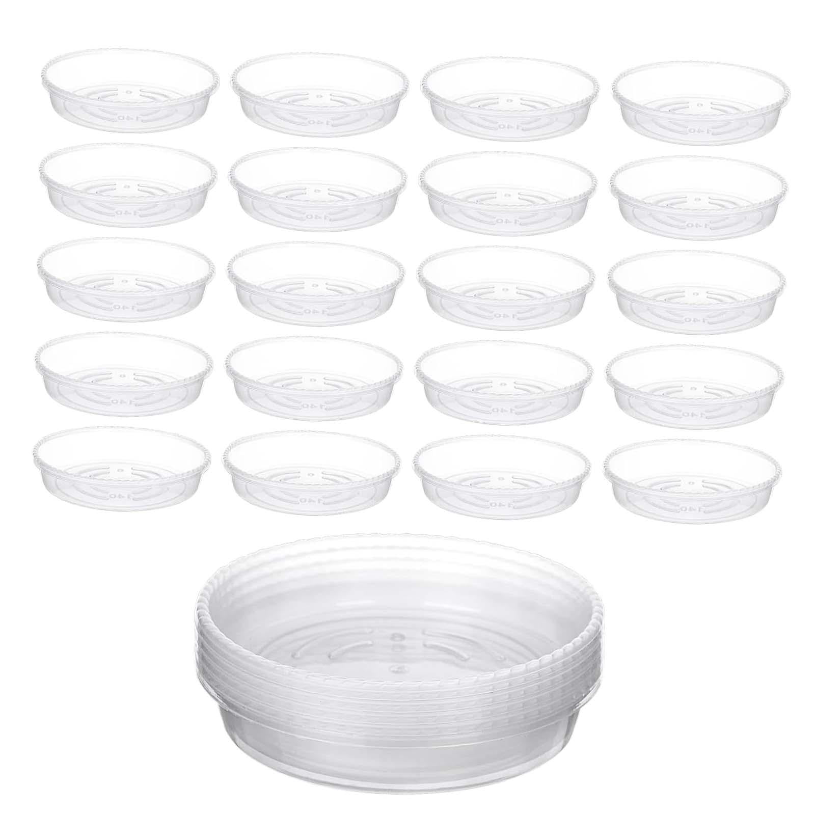 figatia 30 Pieces Flower Planter Saucers Plant Trays Pot Tray ...
