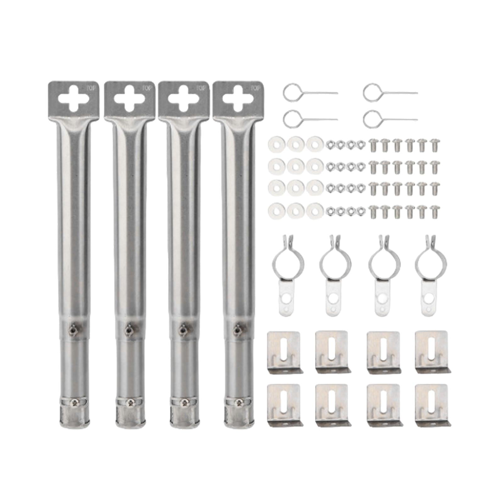 figatia 4 Pieces Gas Grill Tube Grill Burner Tubes for Camping Party ...