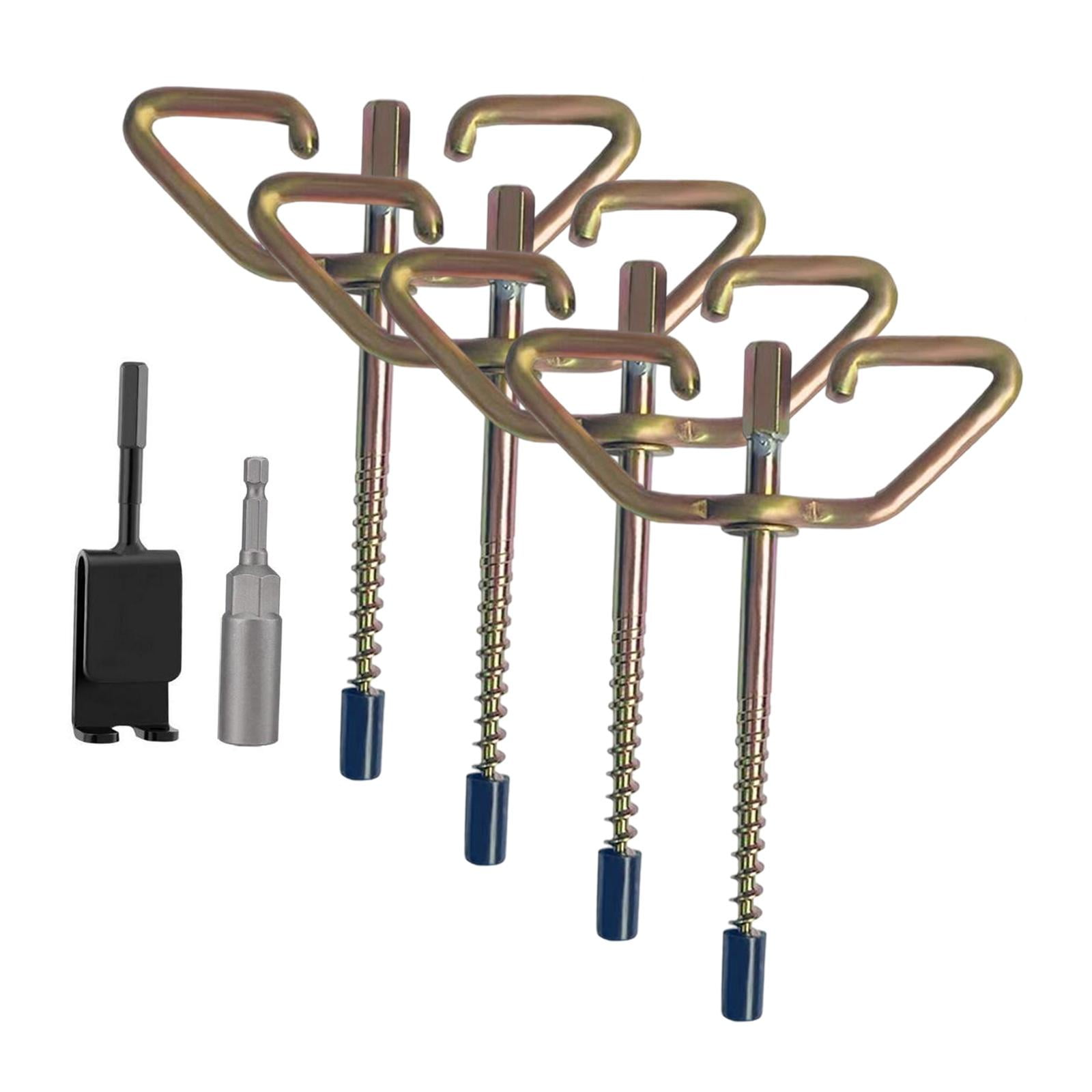 figatia 4 Pieces Ice Fishing Anchors Ice Fishing Tent Stakes Ice Anchor ...