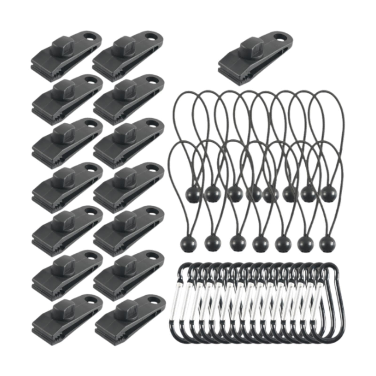 figatia 45 Pieces Tarp Clips Tarp Clamps Lock Grips Easy Installation ...
