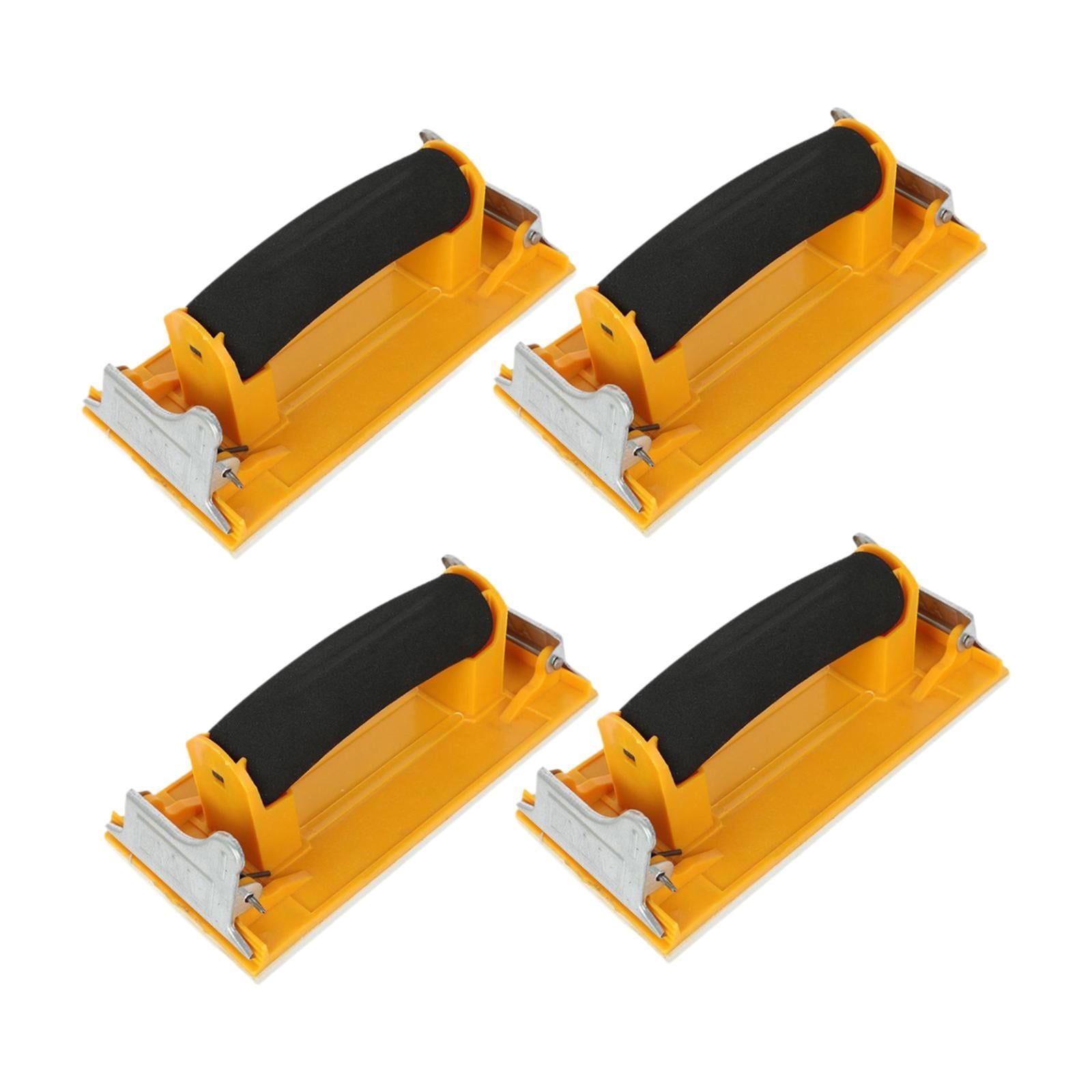 figatia 4x Sanding Paper Holder Hand Sander with Handle Tool Portable ...