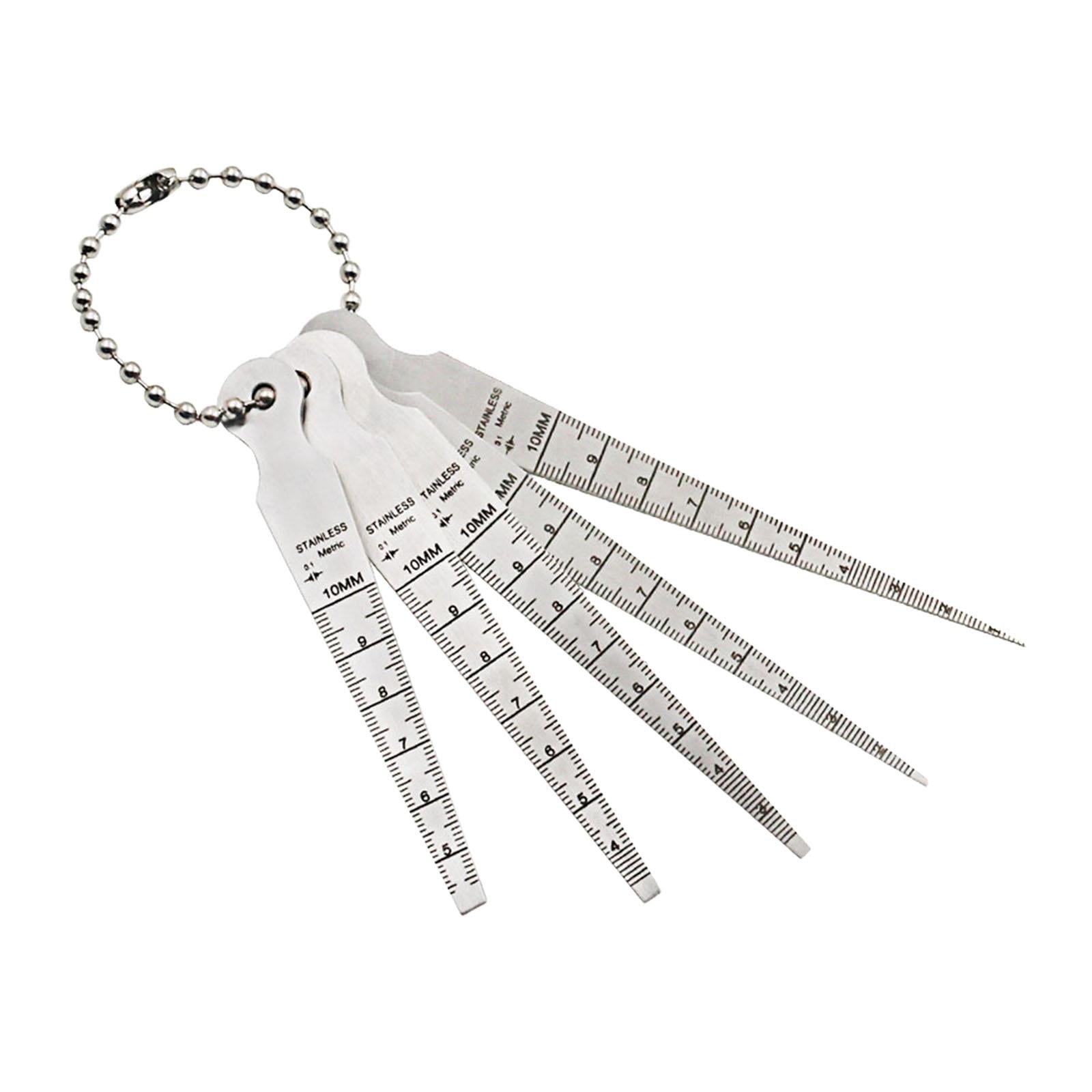 figatia 5 Pieces Feeler Gauges Gaps Gauge Multipurpose Taper Gauges 1 ...
