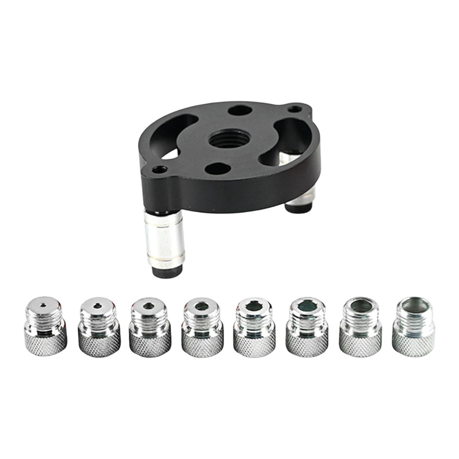 figatia 6-10mm Jig Self-centering Drill Guide Kit Aluminum Alloy for ...