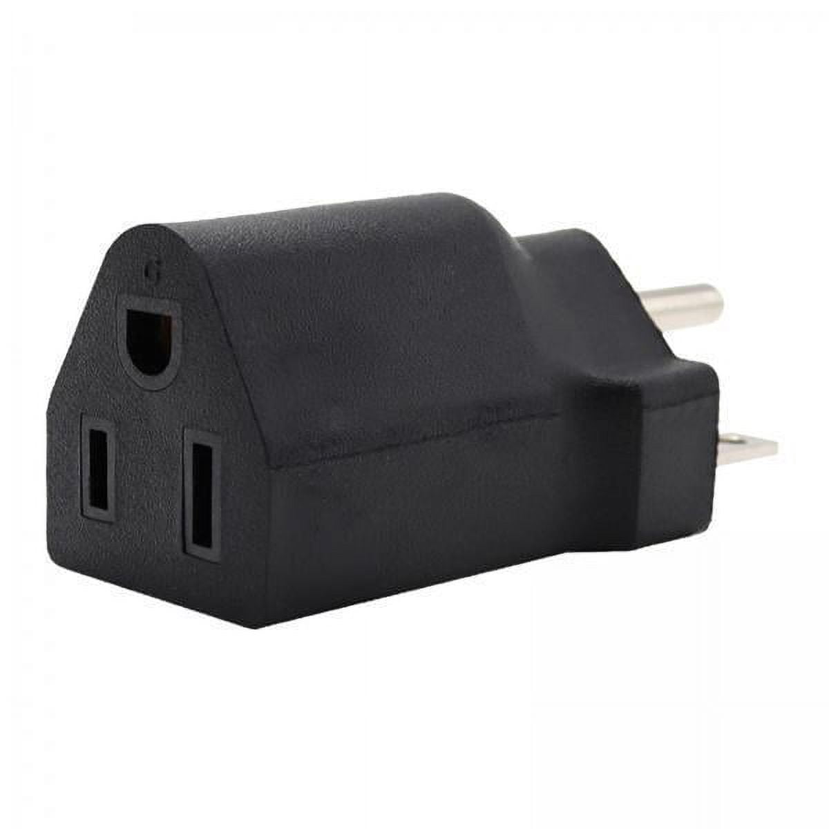 figatia 6xPortable 110-120V to 220-240V Plug Adapter Black 6-15R To 5 ...