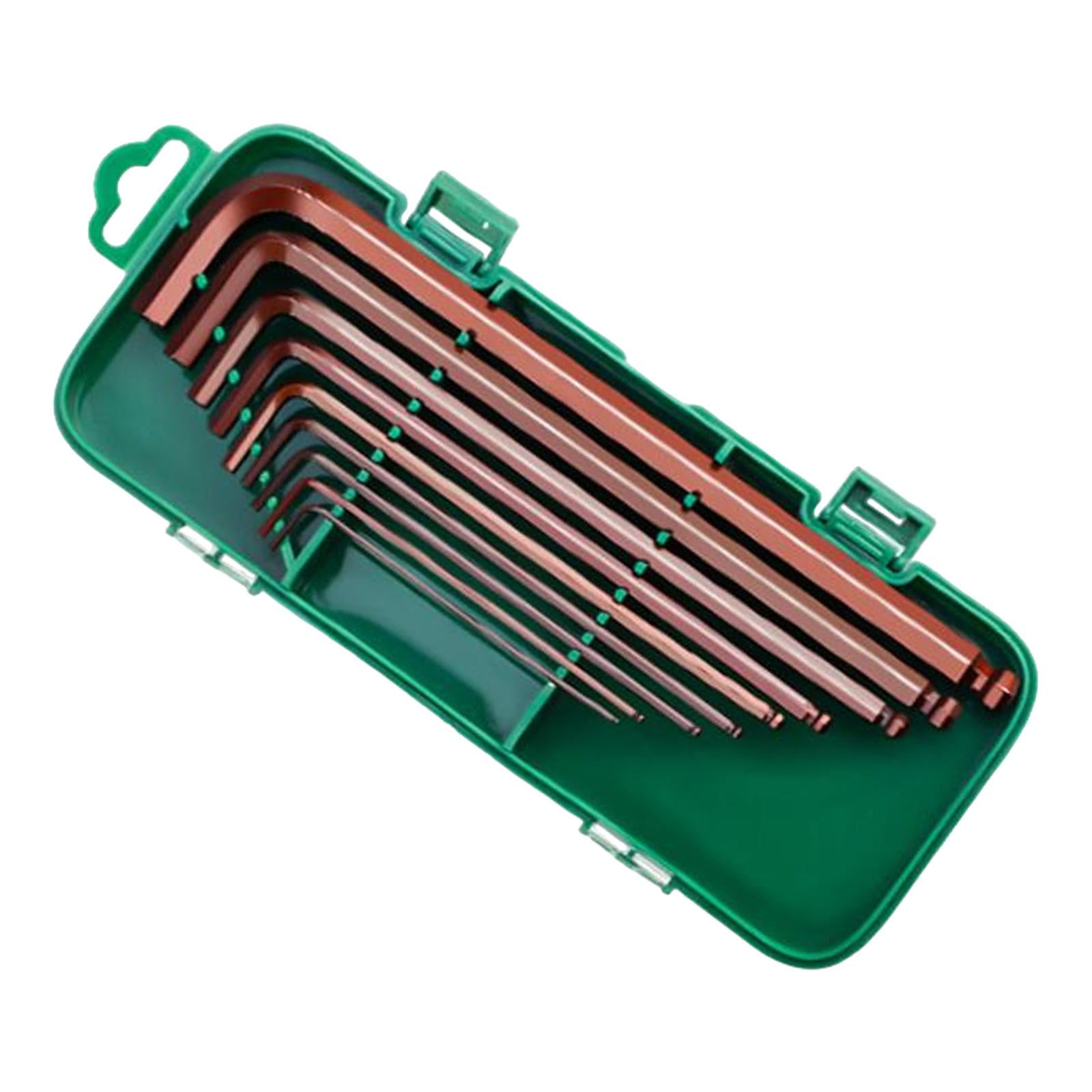 figatia 9 Pieces Metric Allen Wrenches Kit Screwdriver S2 Steel 1.5mm ...