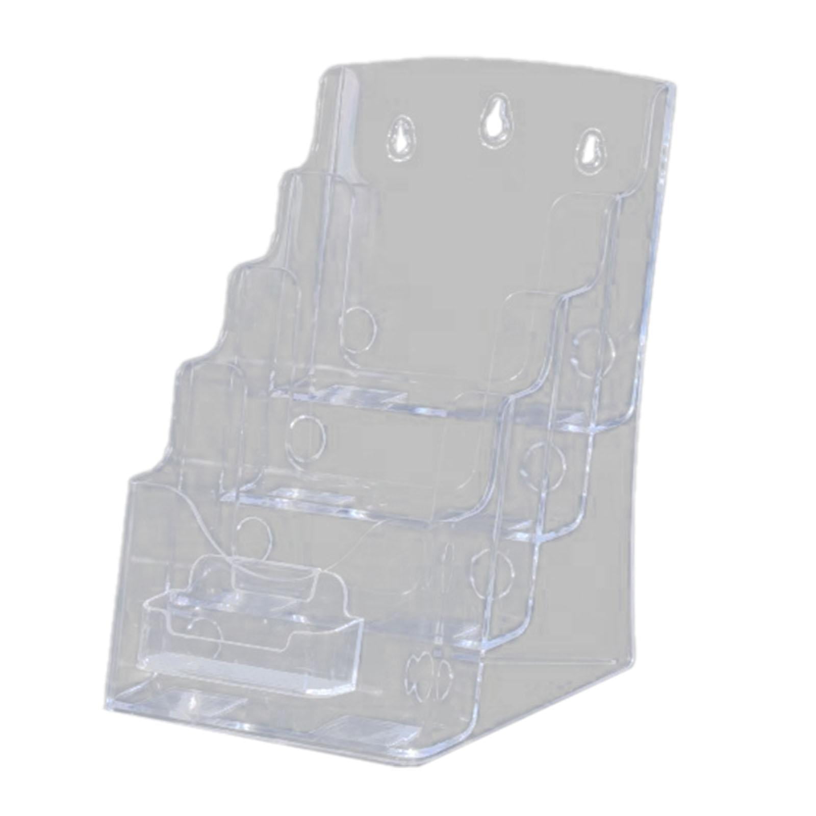 figatia Acrylic Business Card Display Stand Brochure Holder Clear ...
