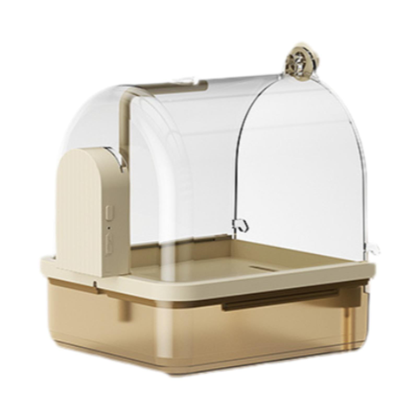 figatia Automatic Birds Bath Parrot Bathing Tub, Parrot Bath House ...