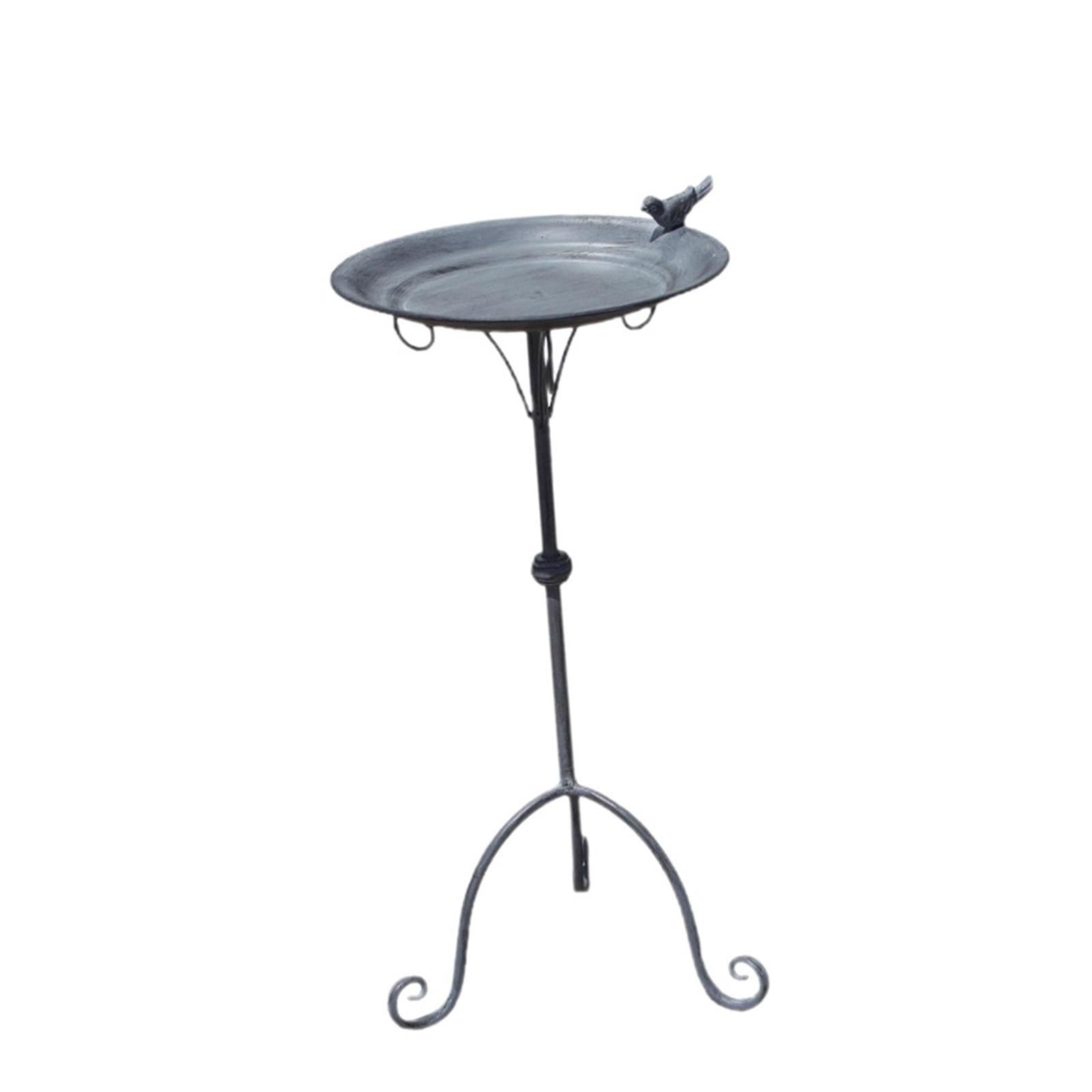 figatia Bird Bath for Outdoor Decor Rack Cre Multifunction Retro ...