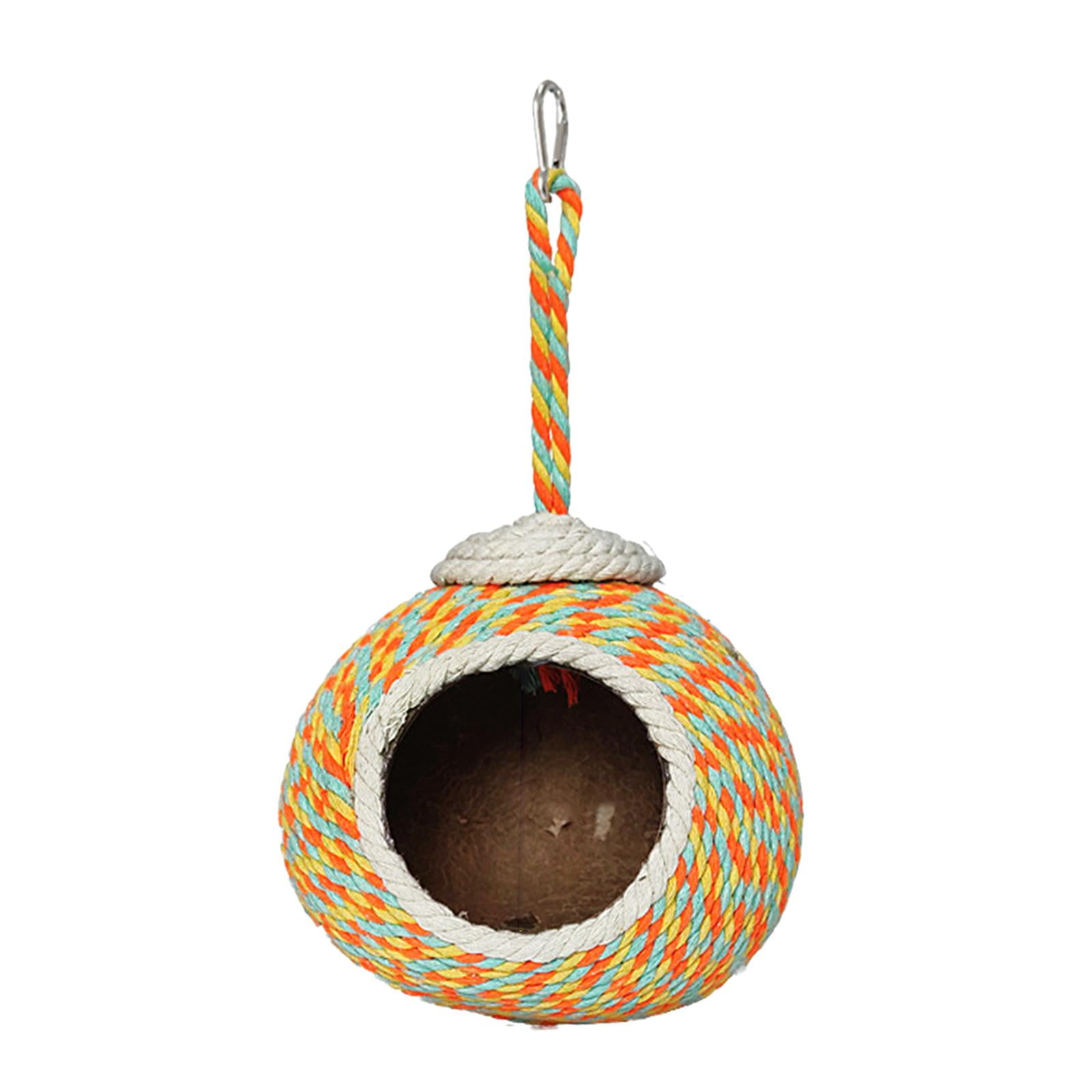 figatia Bird Breeding Nest Parrot Nesting House Parakeets Lovebird Cage ...