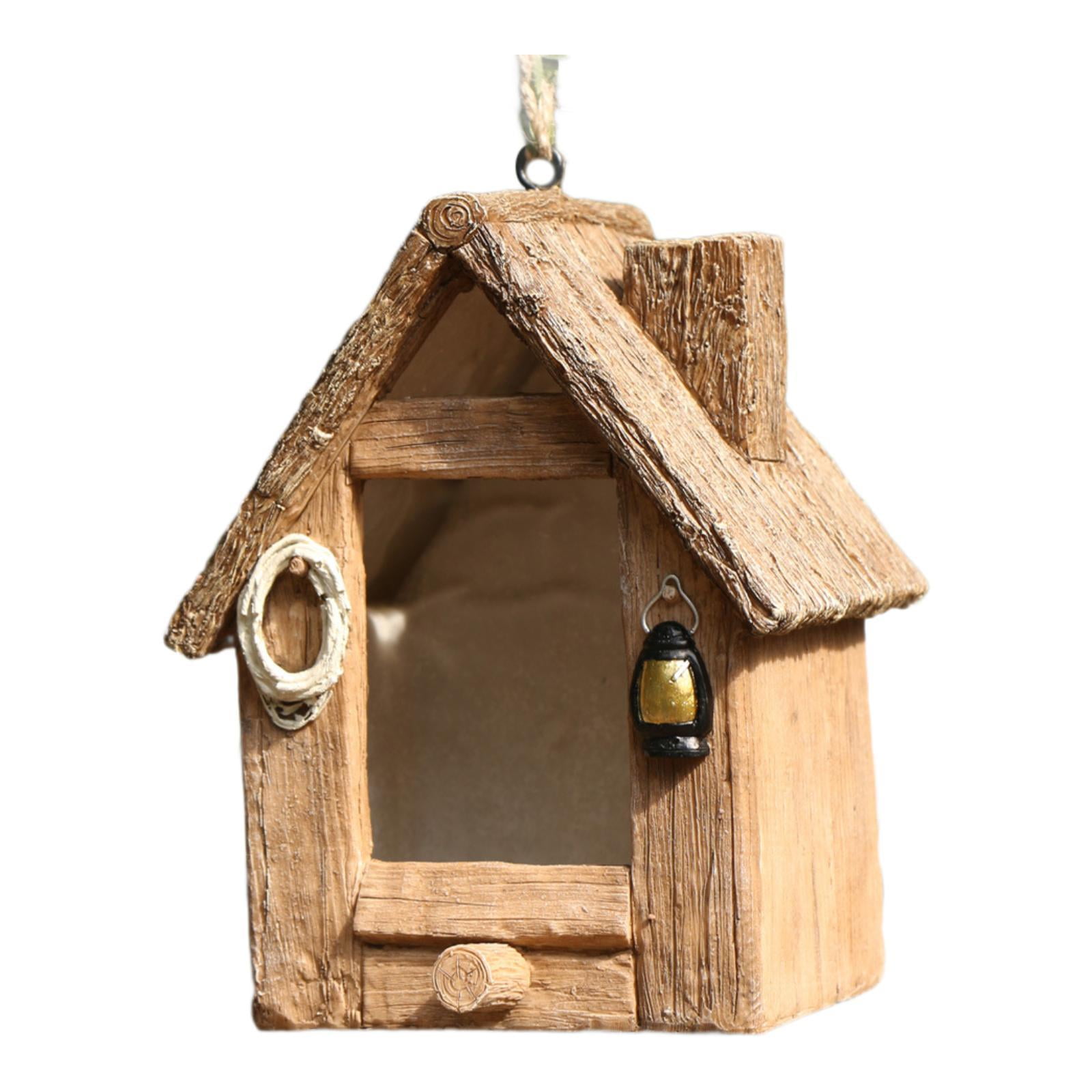 figatia Bird House for Outside Bird Breeding Box Birdhouse Decor ...