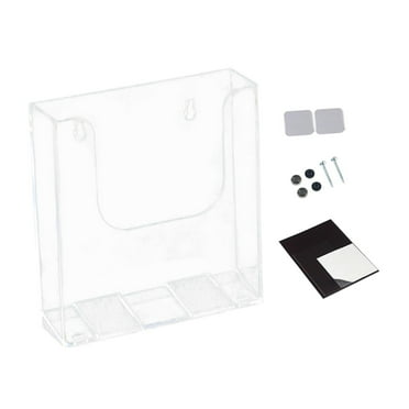 SHENHSA 2 Pack Acrylic Brochure Holder, 8.5 x 11 Inches Clear Booklet ...