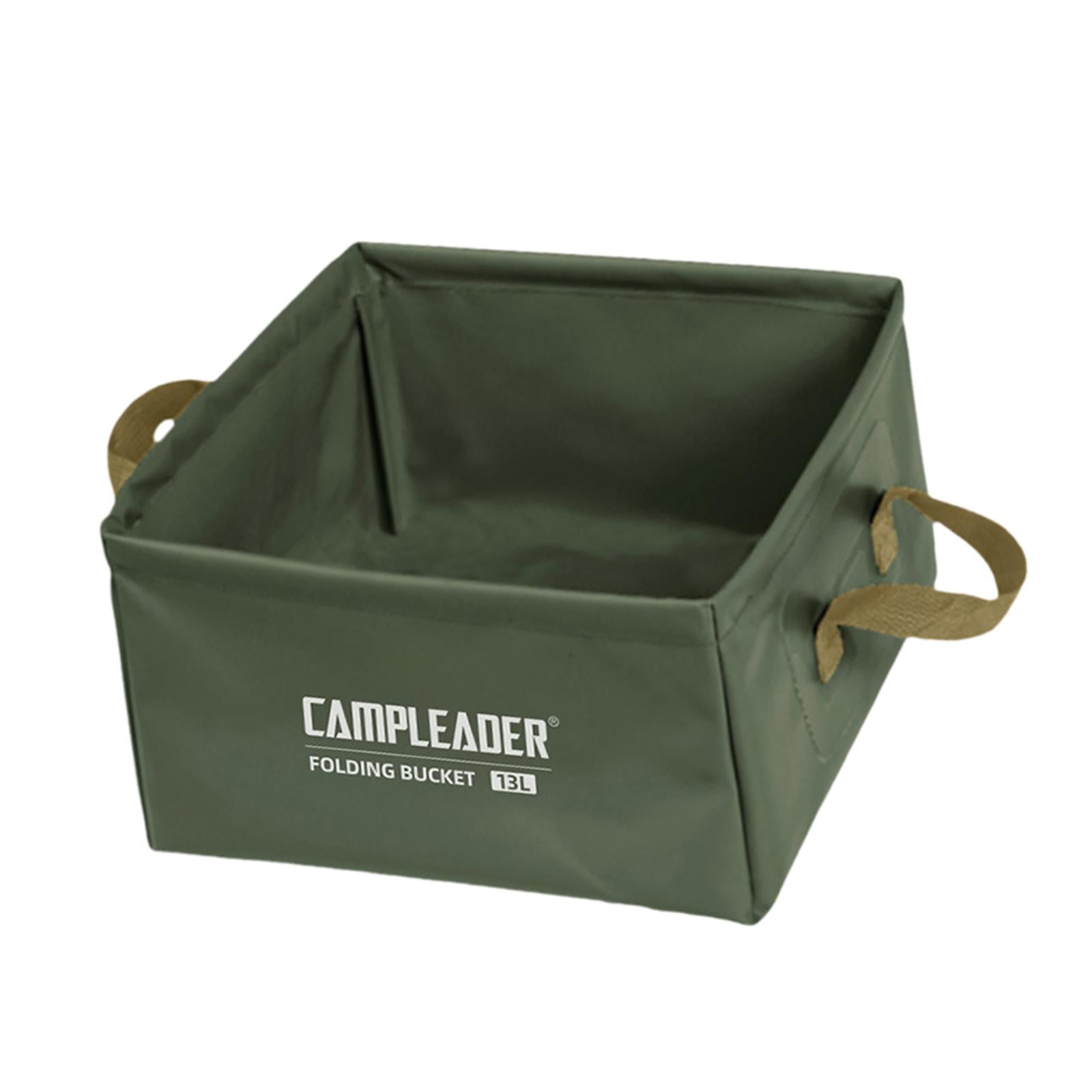 figatia Bucket Fishing Water Pail Portable Lightweight with Handle Camp ...